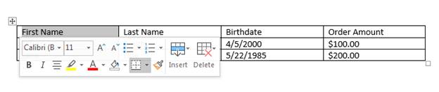 How To Use Tables In Word 2019