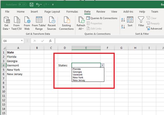 How To Create Data Lists In Excel 2019