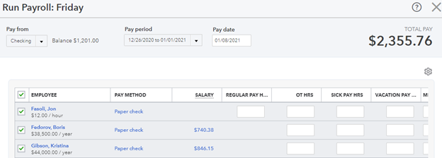 How To Process Payroll In QuickBooks Online